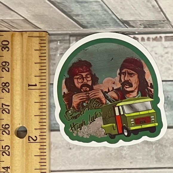 Office | 110 Cheech Chong Reusable Waterproof Vinyl Sticker Decal ...